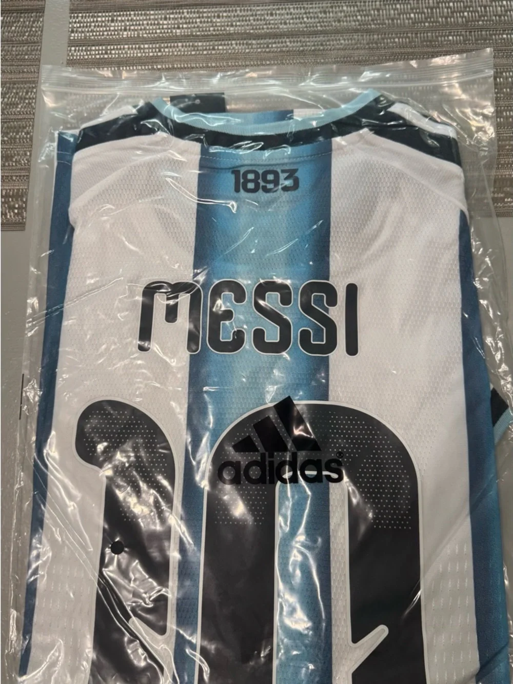 adidas | Other | Adidas White And Light Blue Lionel Messi Argentina ...
